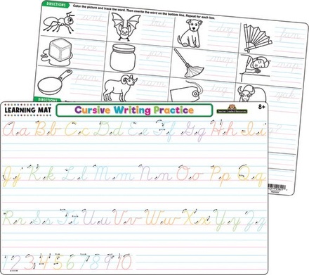 Cursive Learning Mat - TCR21014 | Education Station - Teaching Supplies ...